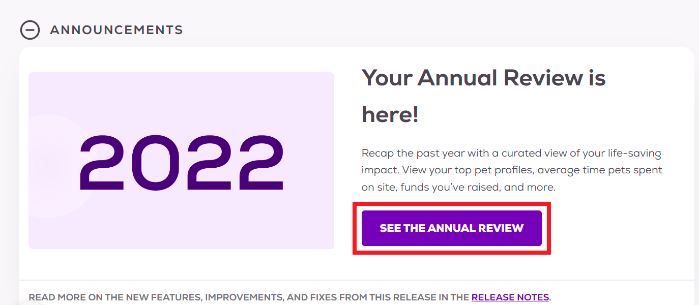 Annual Review Feature